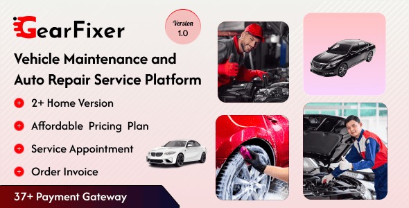 GearFixer – Car Service, Vehicle Maintenance and Auto Repair Service ...