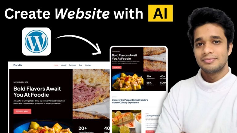 Create WordPress website with AI in 2025 | Responsive Website | Hindi ...