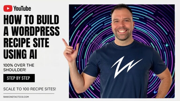 How to Build a WordPress Recipe Site Using AI - Theme Bazar BD