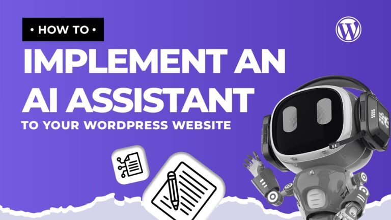 How to Implement an AI Assistant to your WordPress Website - Theme Bazar BD