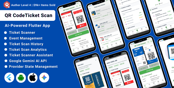 AI-Powered QR Code Ticket Scanner Flutter App | Guest Verification ...