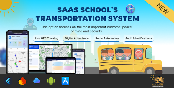 AI School Bus Management System Admin Panel - Official Licence