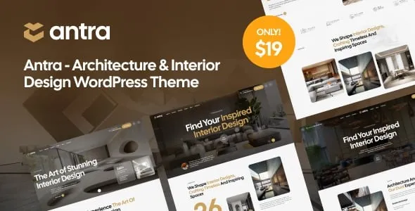 Antra - Architecture & Interior Design WordPress Theme - Official Licence
