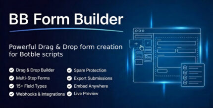 BB Form Builder - Drag & Drop Form Builder plugin for Botble scripts ...