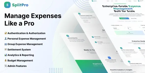 SplitPro – Expense Management System with AI Expense Extractor – Theme ...